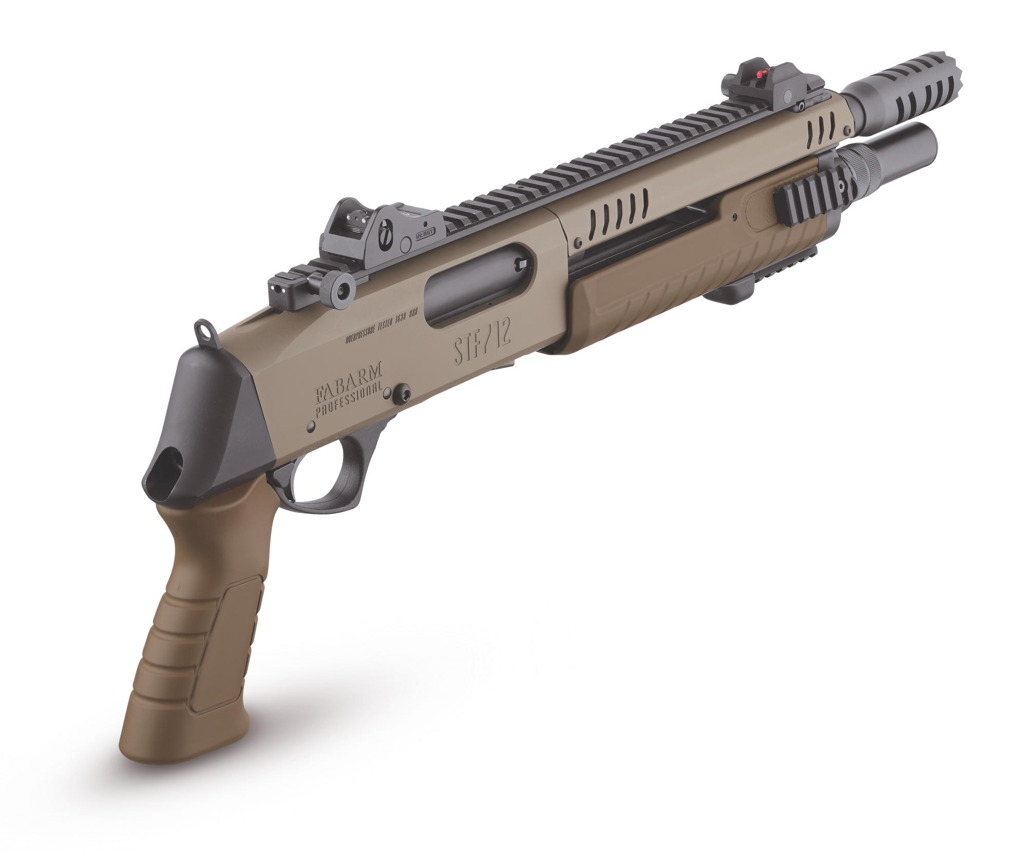 Pistolet à pompe Fabarm STF 12 SHORT - Flat earth